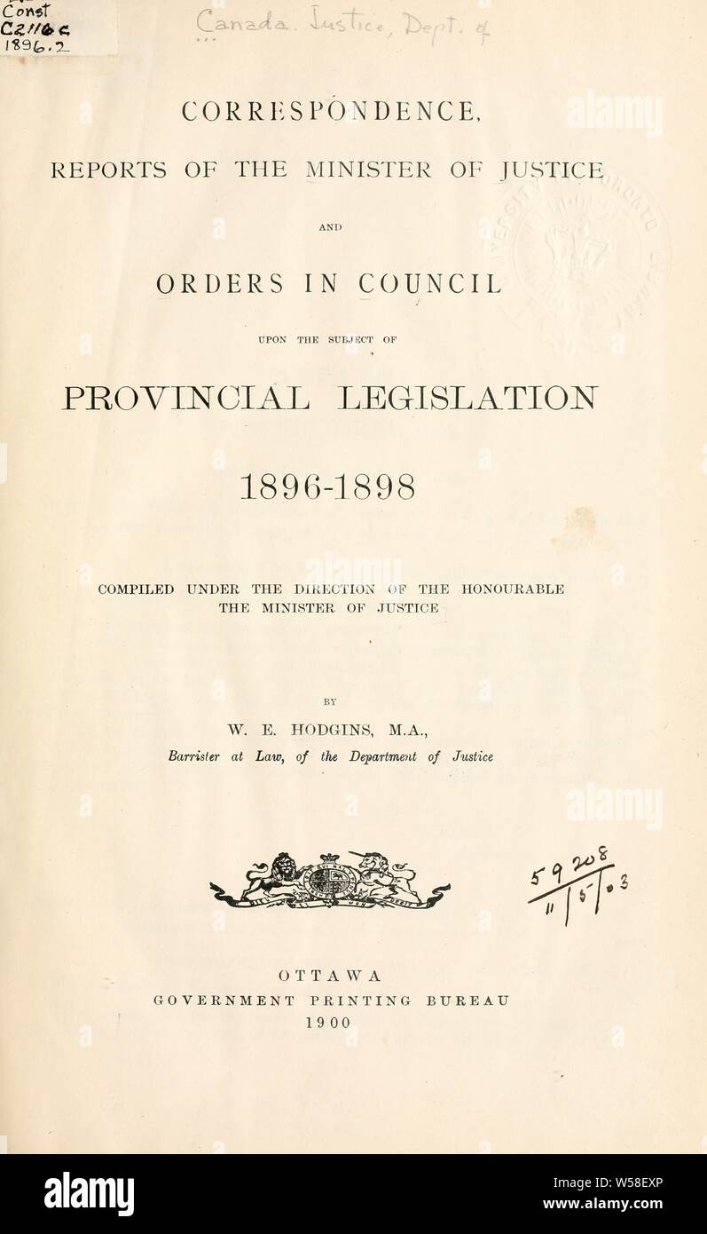 Department of justice canada hi-res stock photography and images - Alamy