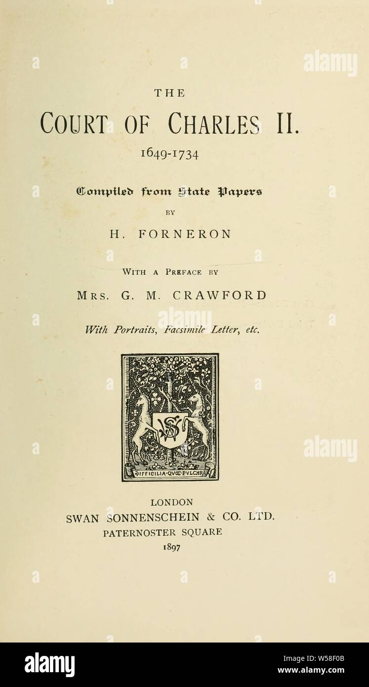 Charles ii court hi-res stock photography and images - Alamy