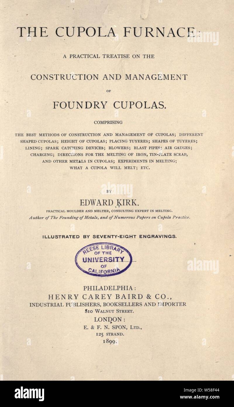 Cupola furnance hi-res stock photography and images - Alamy