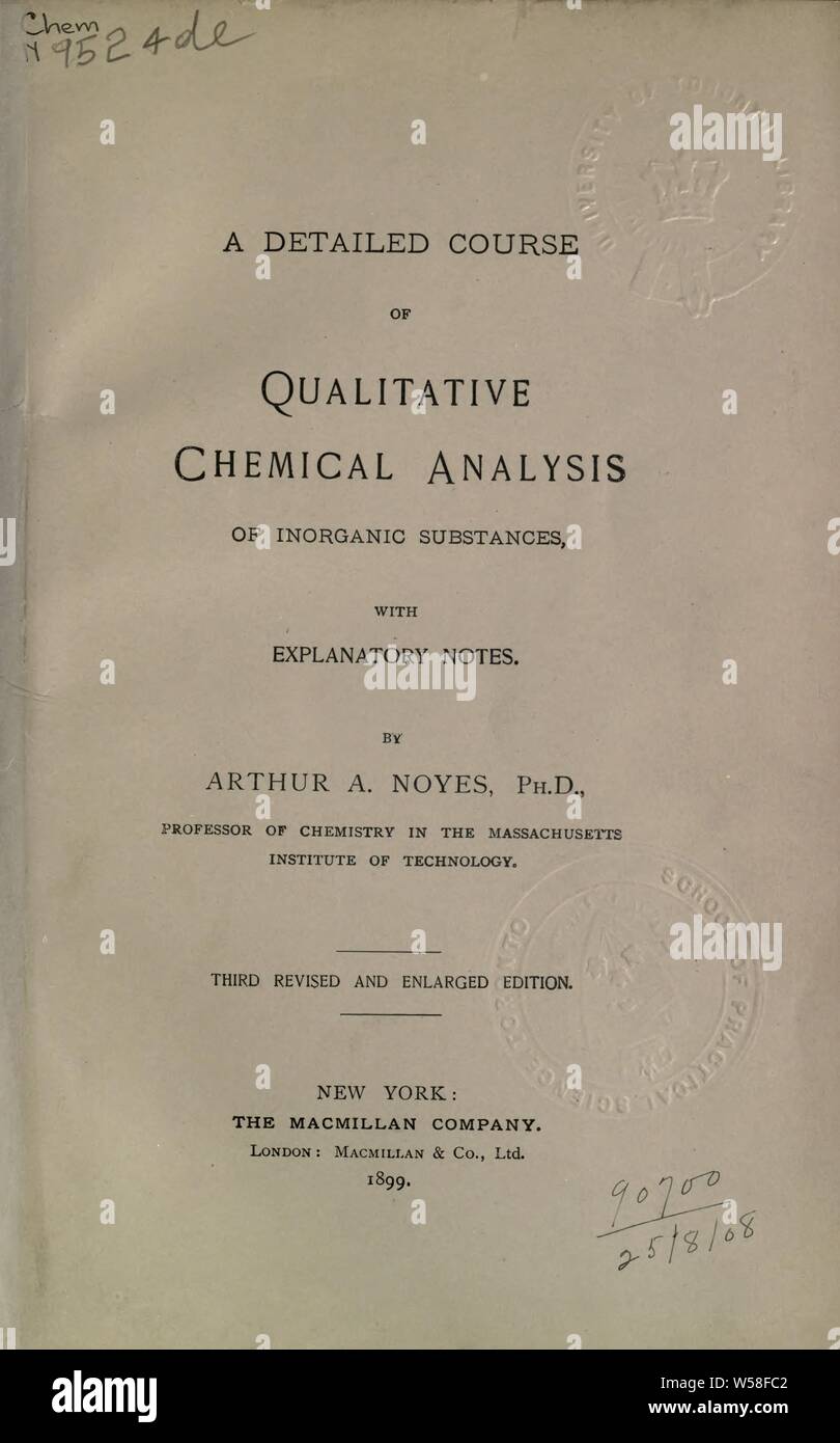 Qualitative inorganic analysis hi-res stock photography and images - Alamy