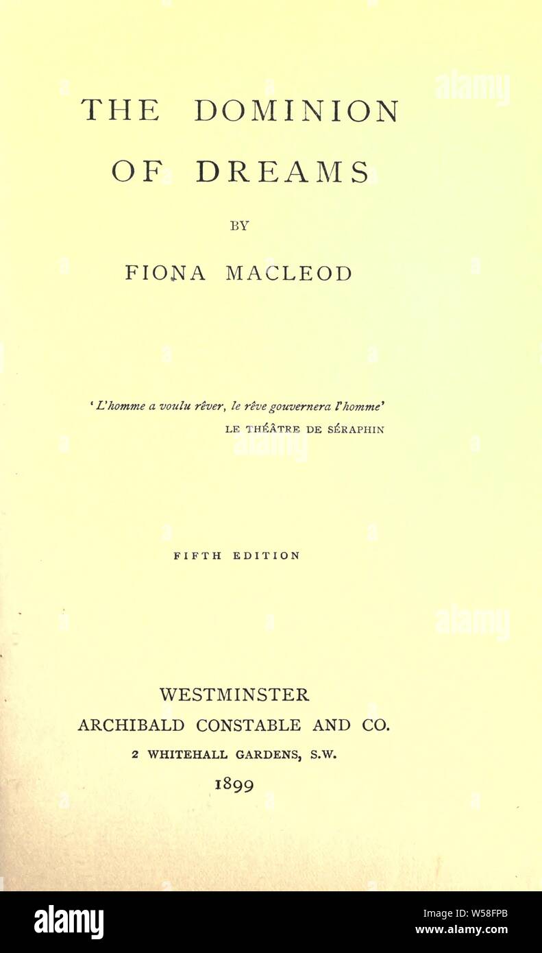 Fiona macleod hi-res stock photography and images - Alamy
