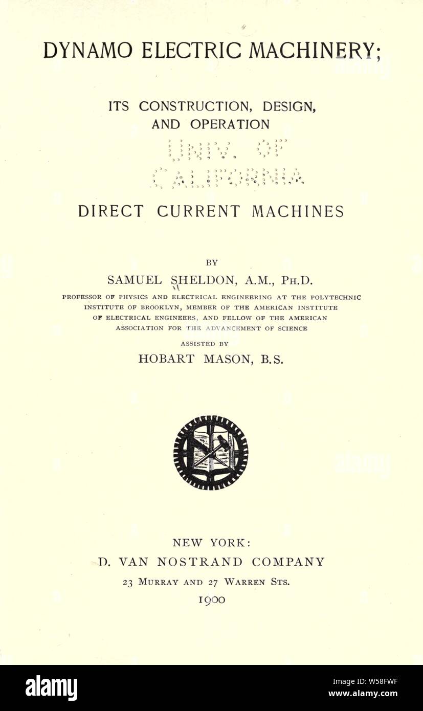 Direct current machines hi-res stock photography and images - Alamy