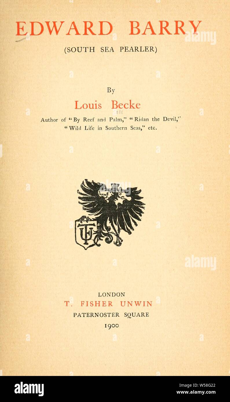 Louis becke hi-res stock photography and images - Alamy