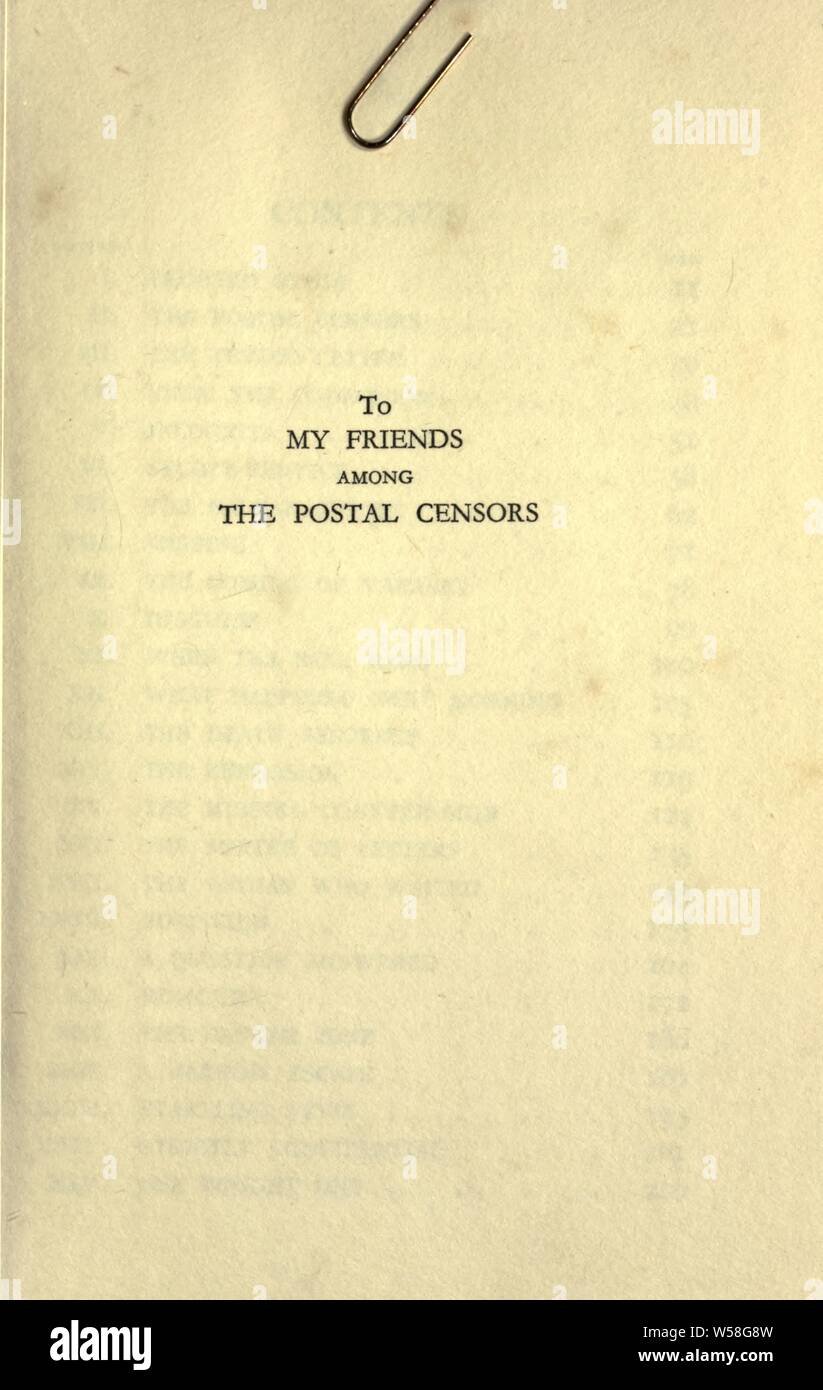 The enemy agent : Mackinlay, Sterling Stock Photo - Alamy