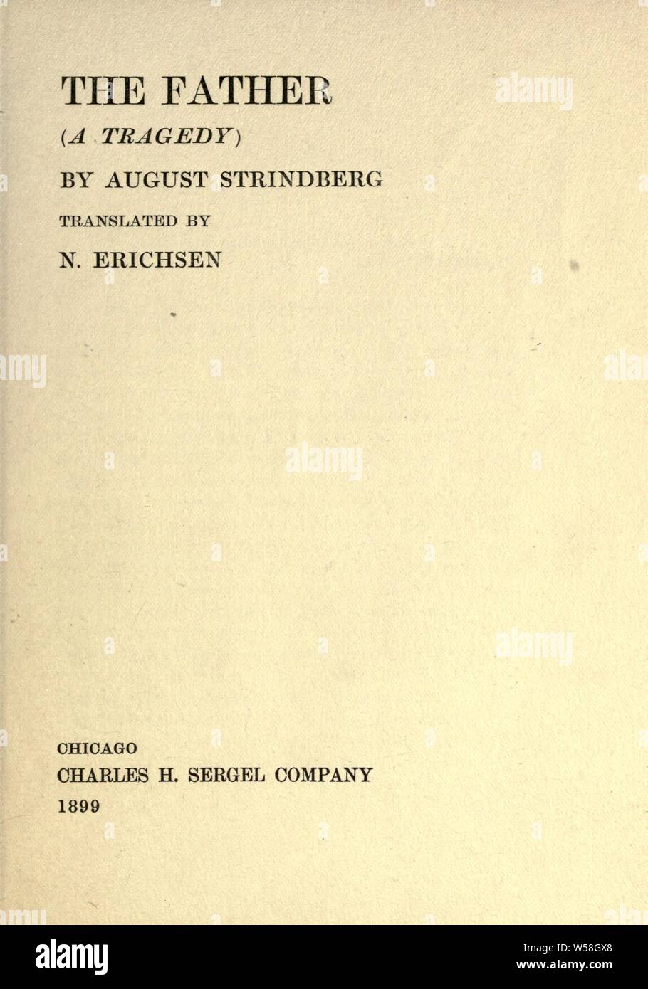 Strindberg hi-res stock photography and images - Alamy