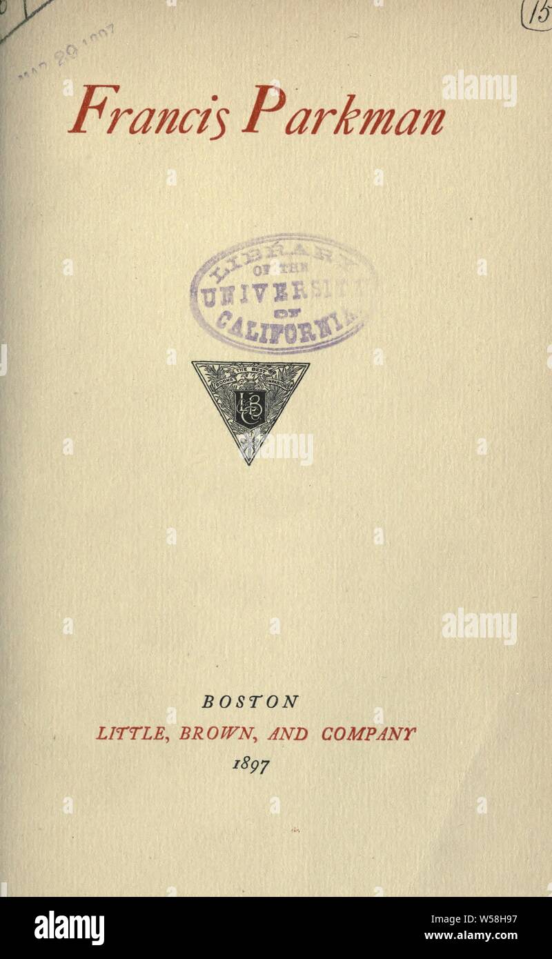 Parkman hi-res stock photography and images - Alamy