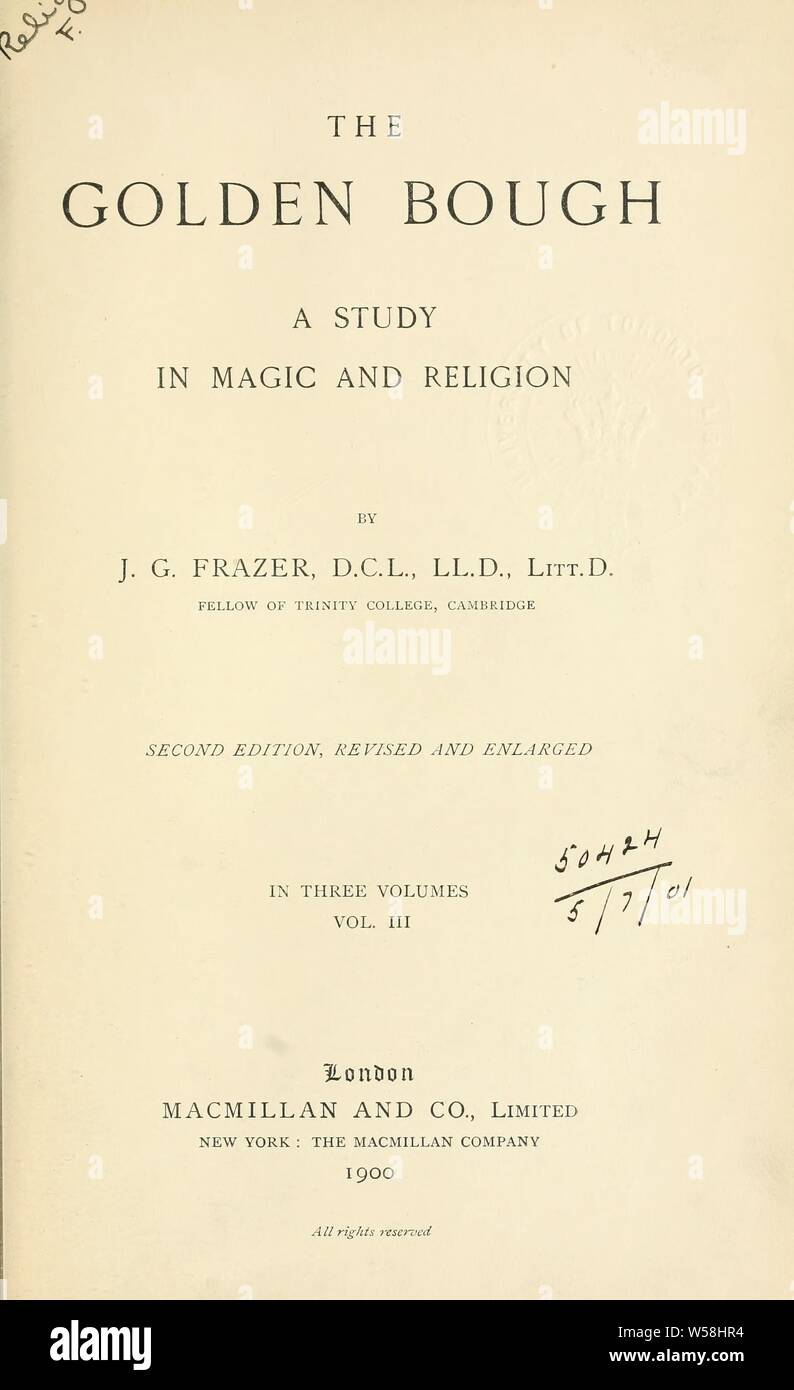 Sir james frazer hi-res stock photography and images - Alamy