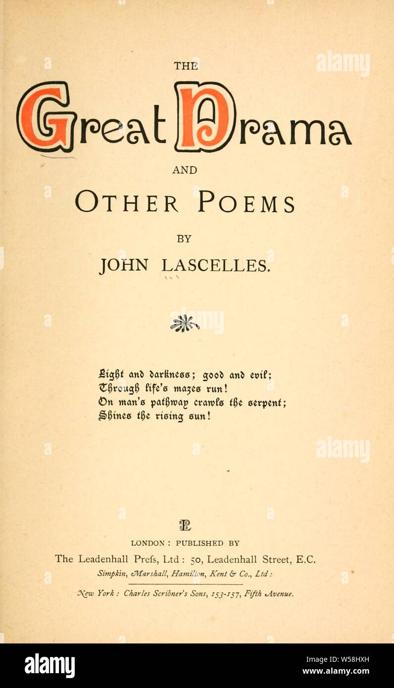 Great poems hi-res stock photography and images - Alamy