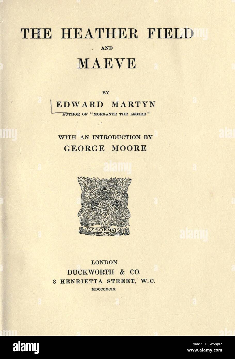 Edward martyn hi-res stock photography and images - Alamy