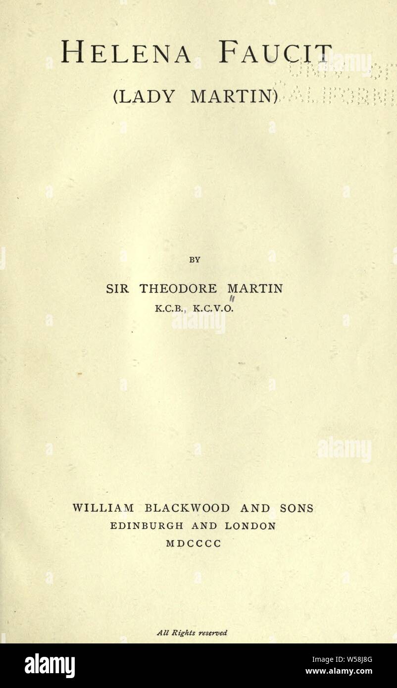 Lady martin hi-res stock photography and images - Alamy