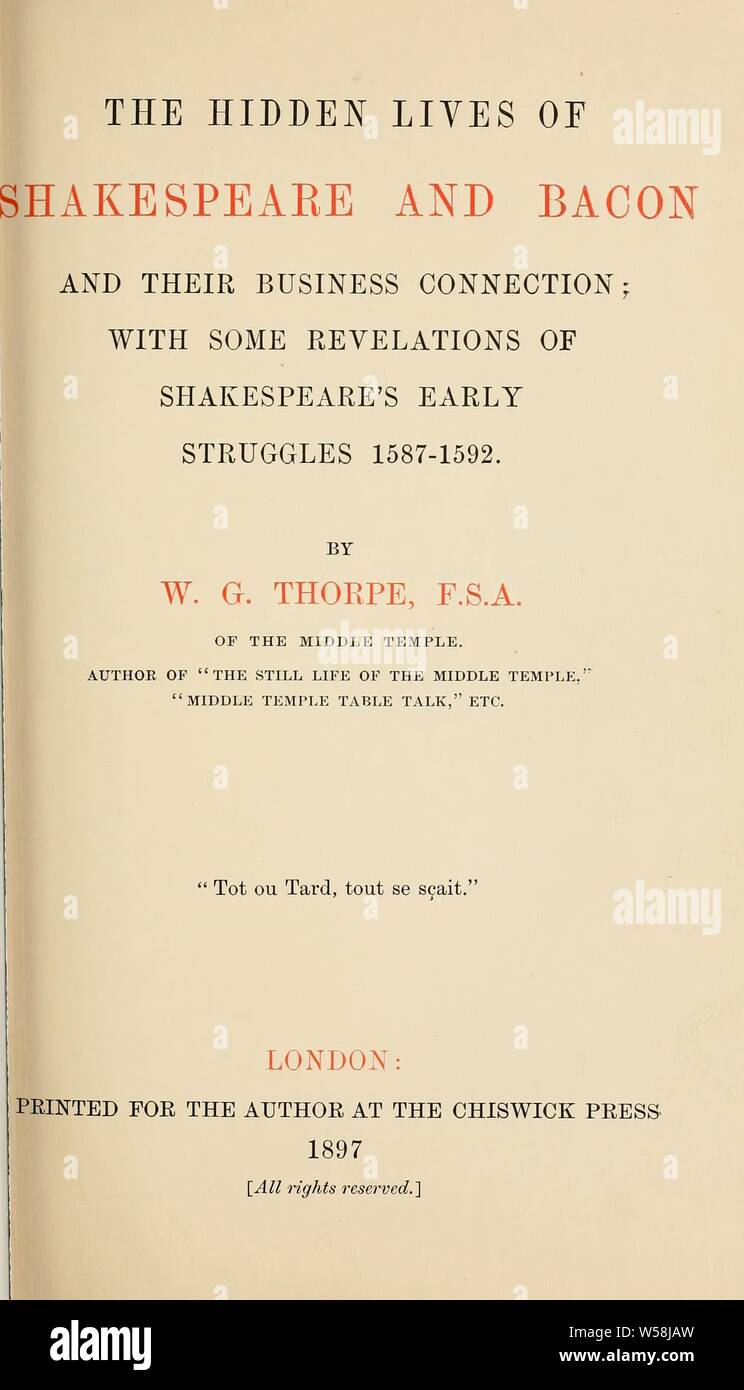 William Thorpe High Resolution Stock Photography and Images - Alamy
