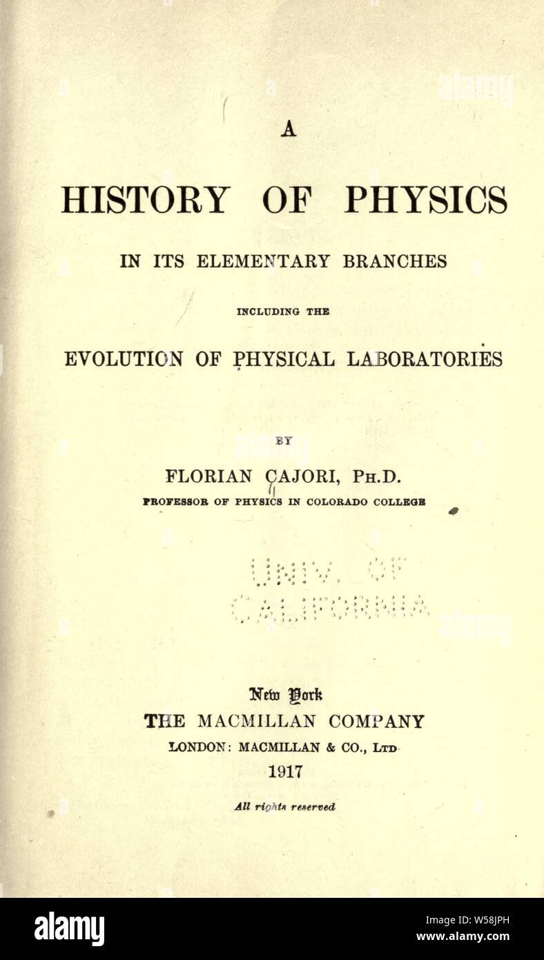 The Evolution Of Physics