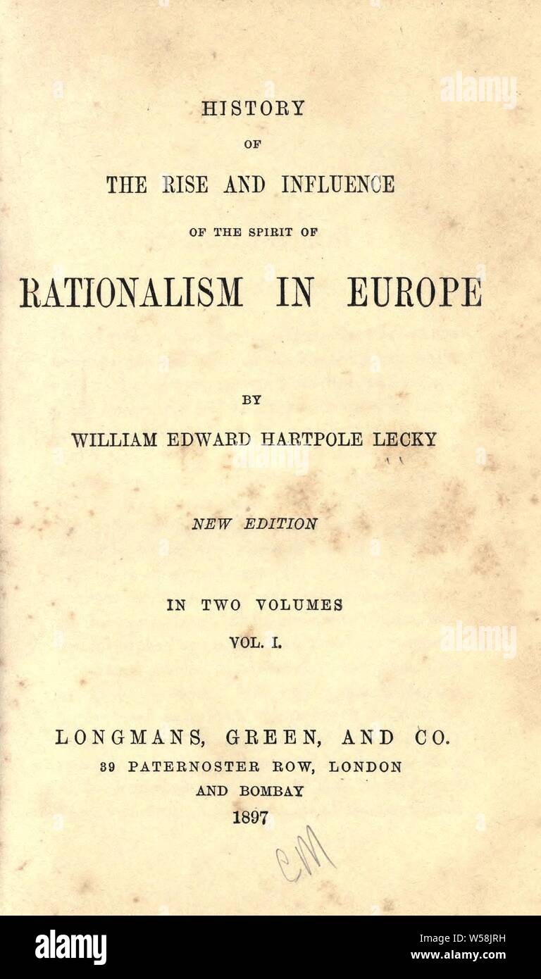 Rationalism hi-res stock photography and images - Alamy