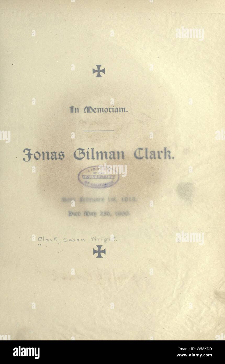 Jonas gilman clark born hi-res stock photography and images - Alamy