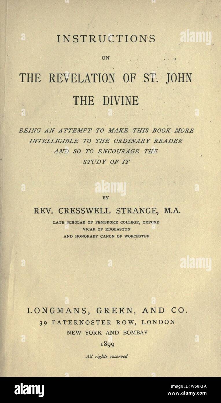 St john the divine book of revelation hi-res stock photography and images - Alamy