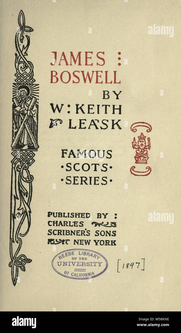 James boswell hi-res stock photography and images - Alamy