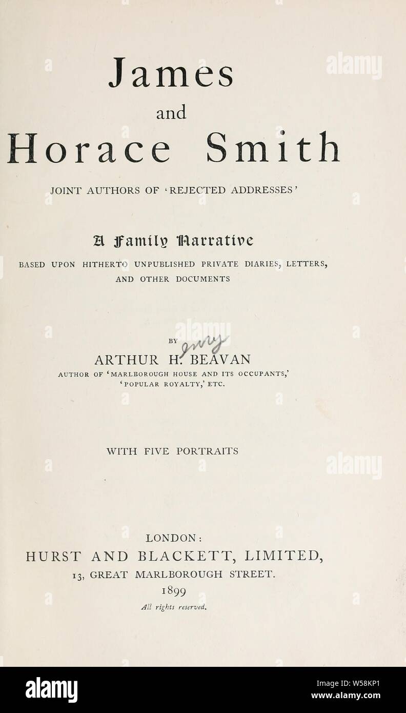 1907 family hi-res stock photography and images - Alamy