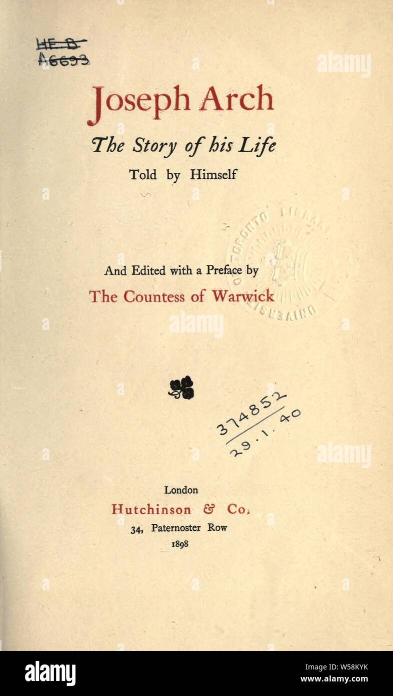 Joseph arch hi-res stock photography and images - Alamy