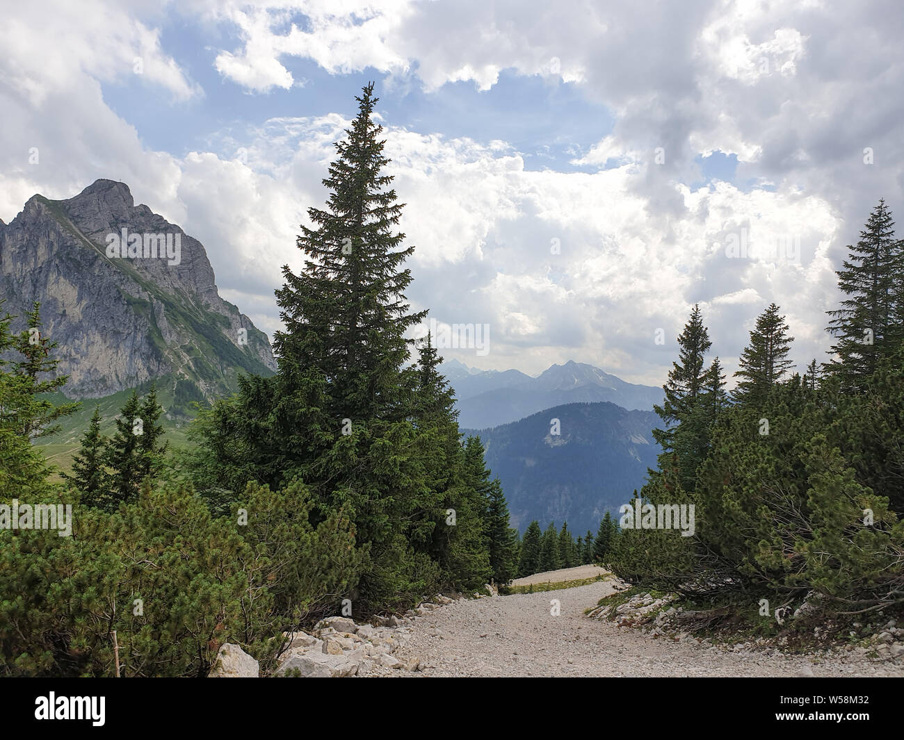Horse in the bavarian alps hi-res stock photography and images - Alamy