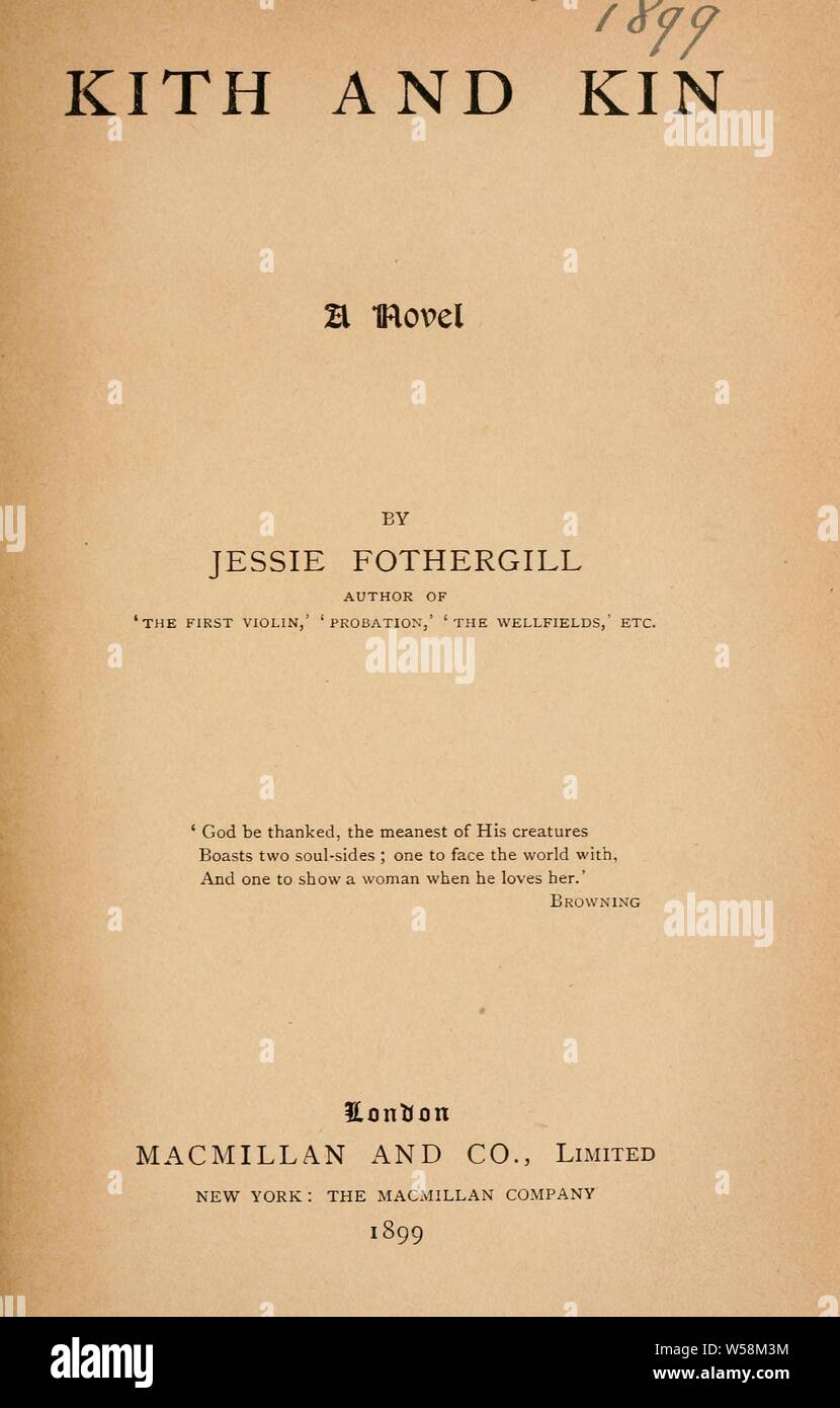 Kith and kin hi-res stock photography and images - Alamy