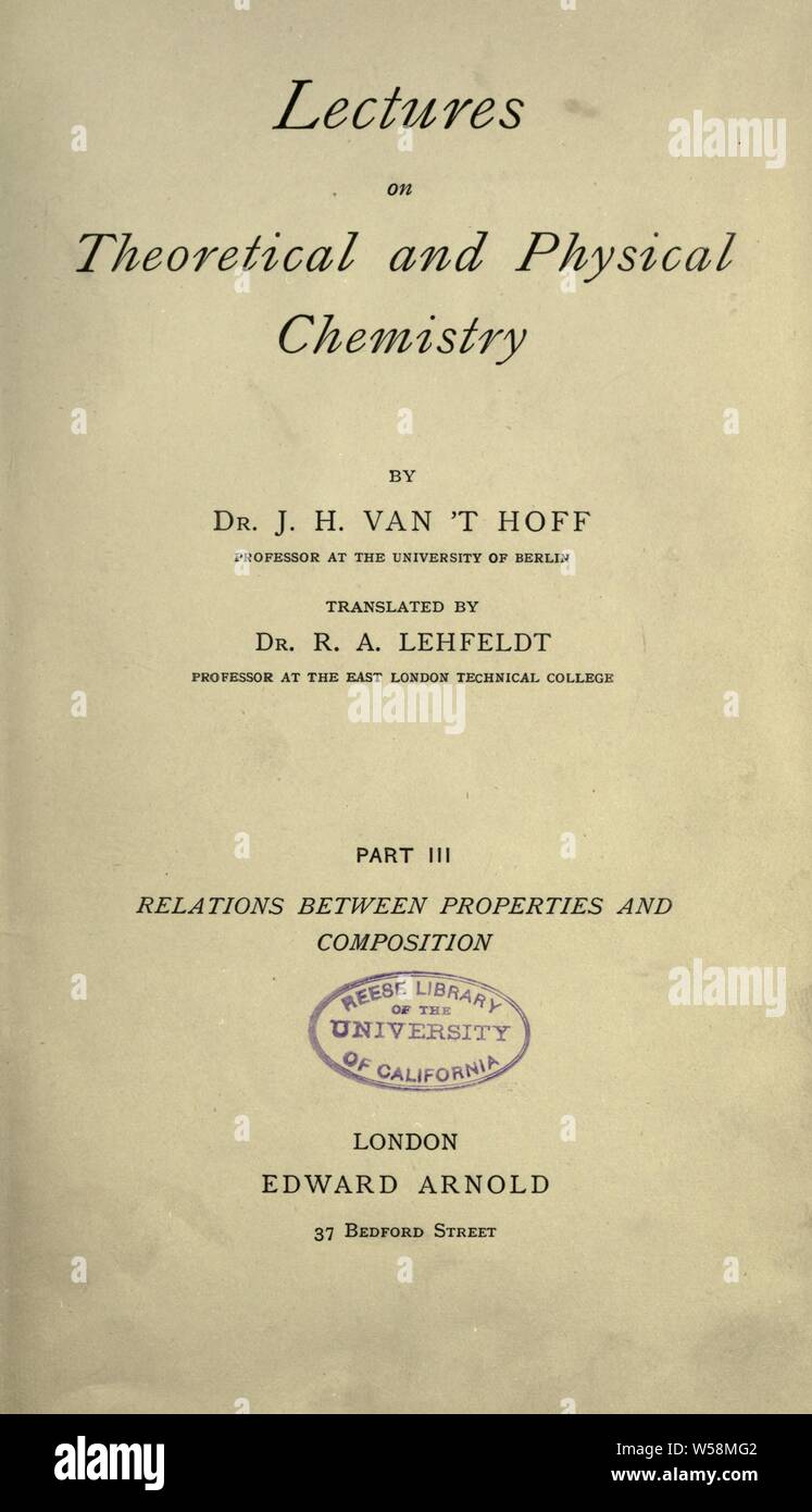 Physical chemistry hi-res stock photography and images - Alamy