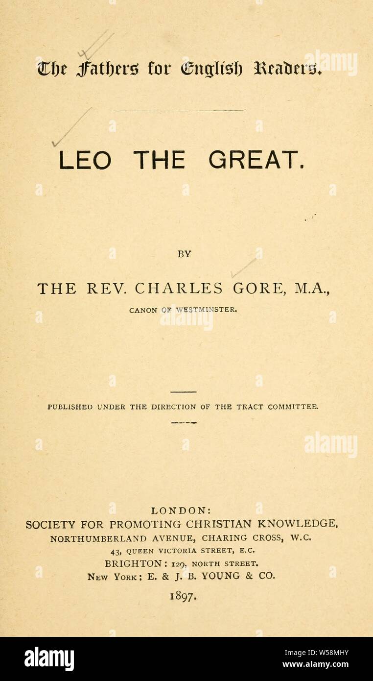 Leo the great hi-res stock photography and images - Alamy