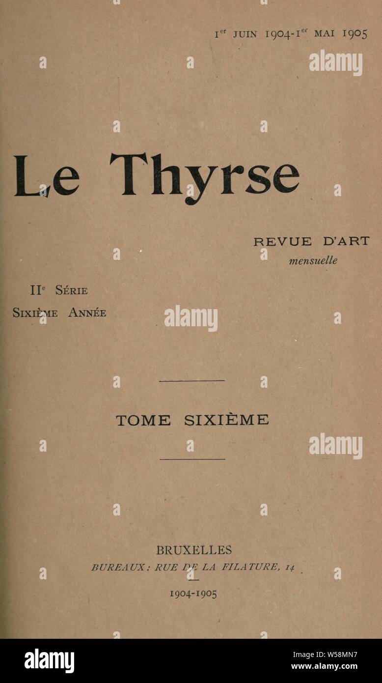 Thyrse hi-res stock photography and images - Alamy