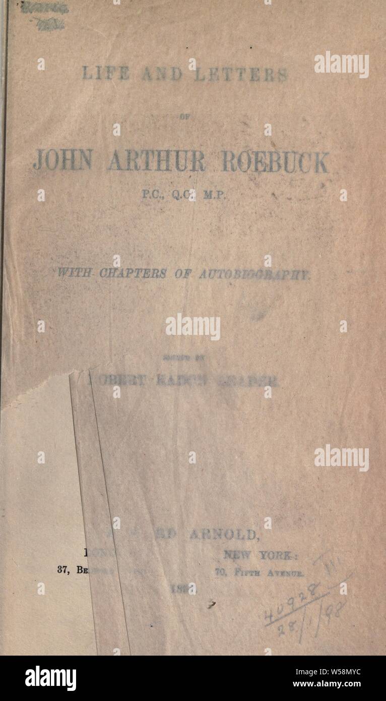 Roebuck john arthur hi-res stock photography and images - Alamy