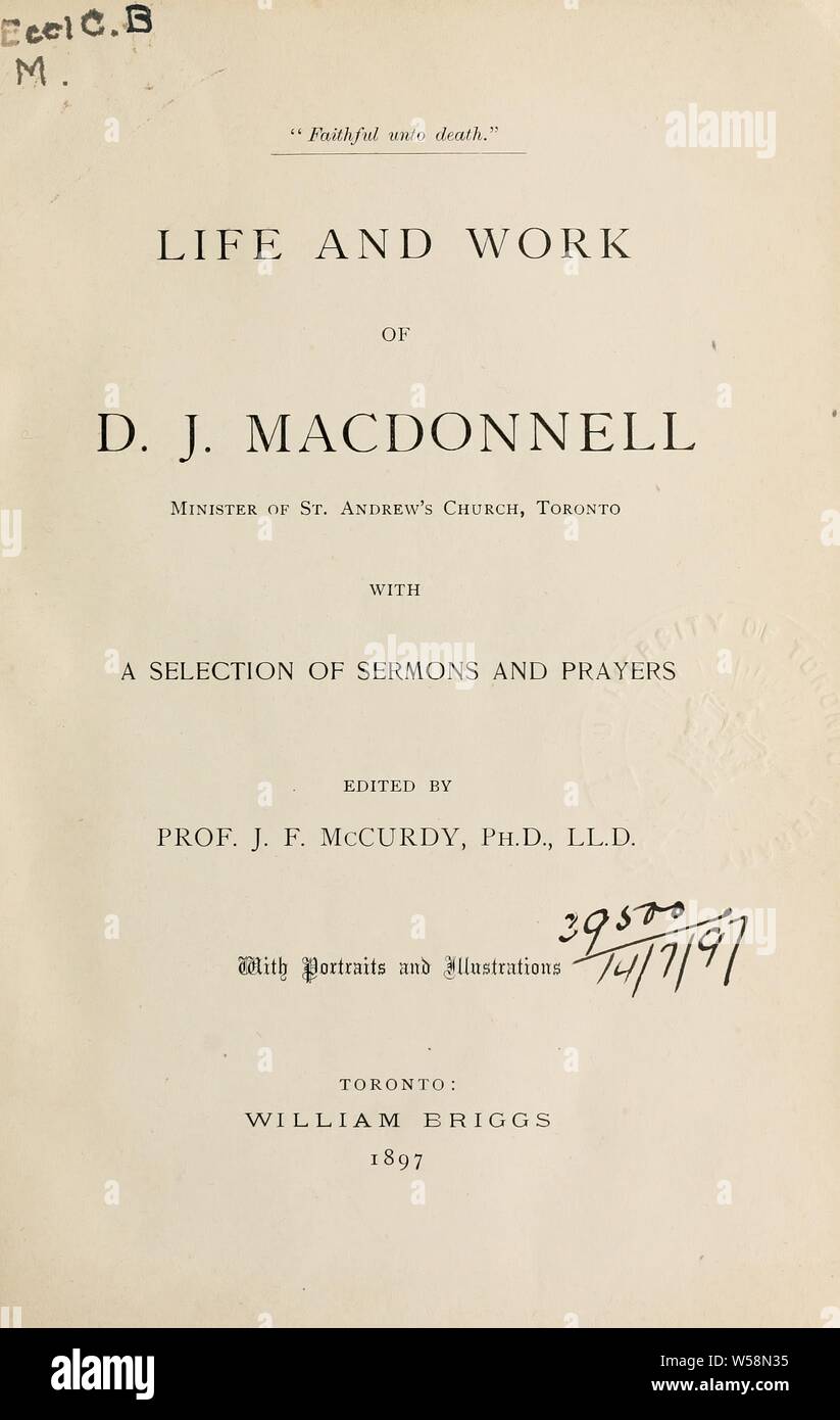 James j mccurdy hi-res stock photography and images - Alamy