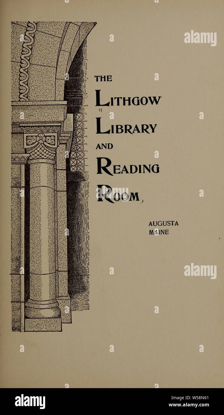 Lithgow library hi-res stock photography and images - Alamy