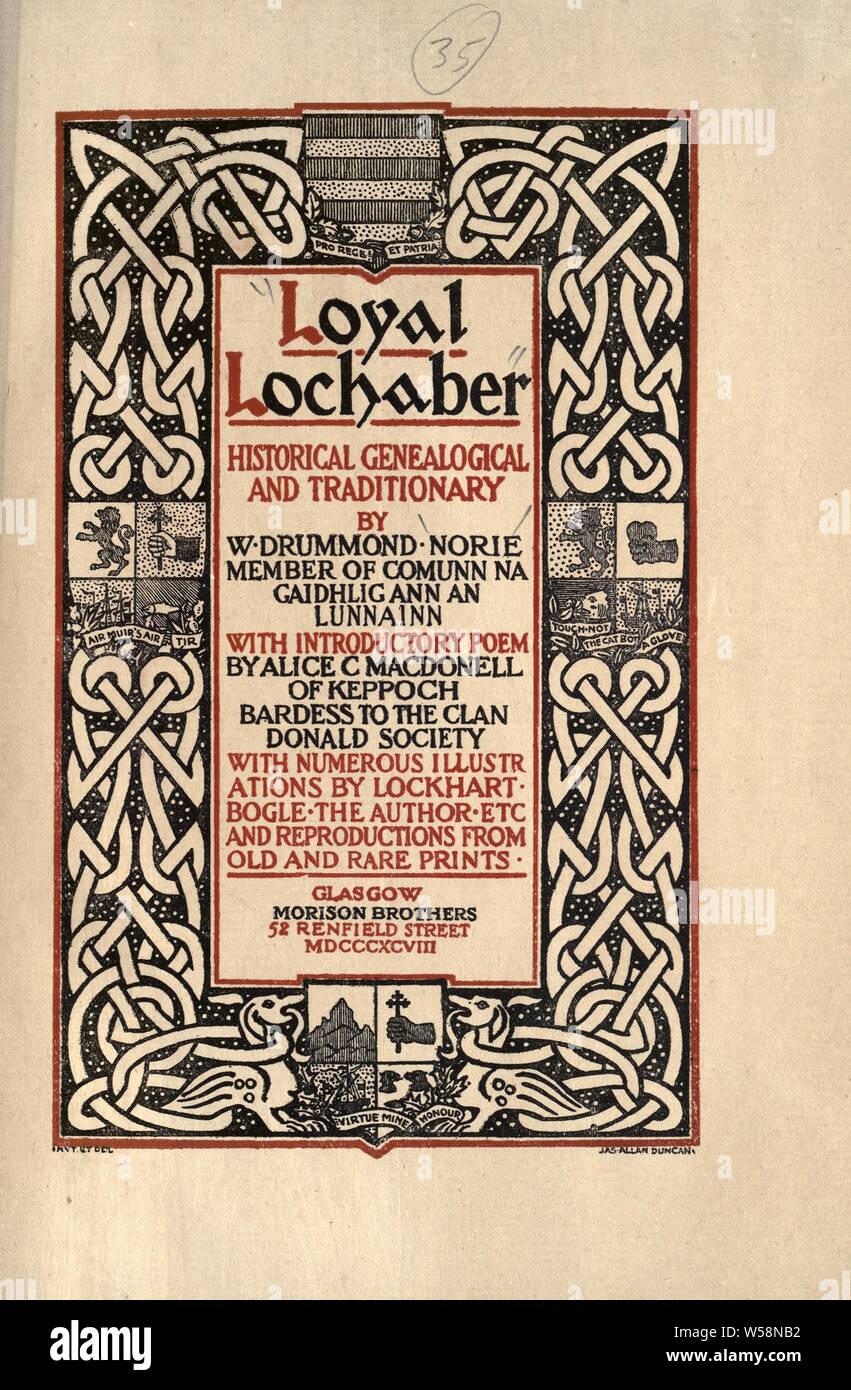 Loyal Lochaber and its associations : historical, genealogical, and ...