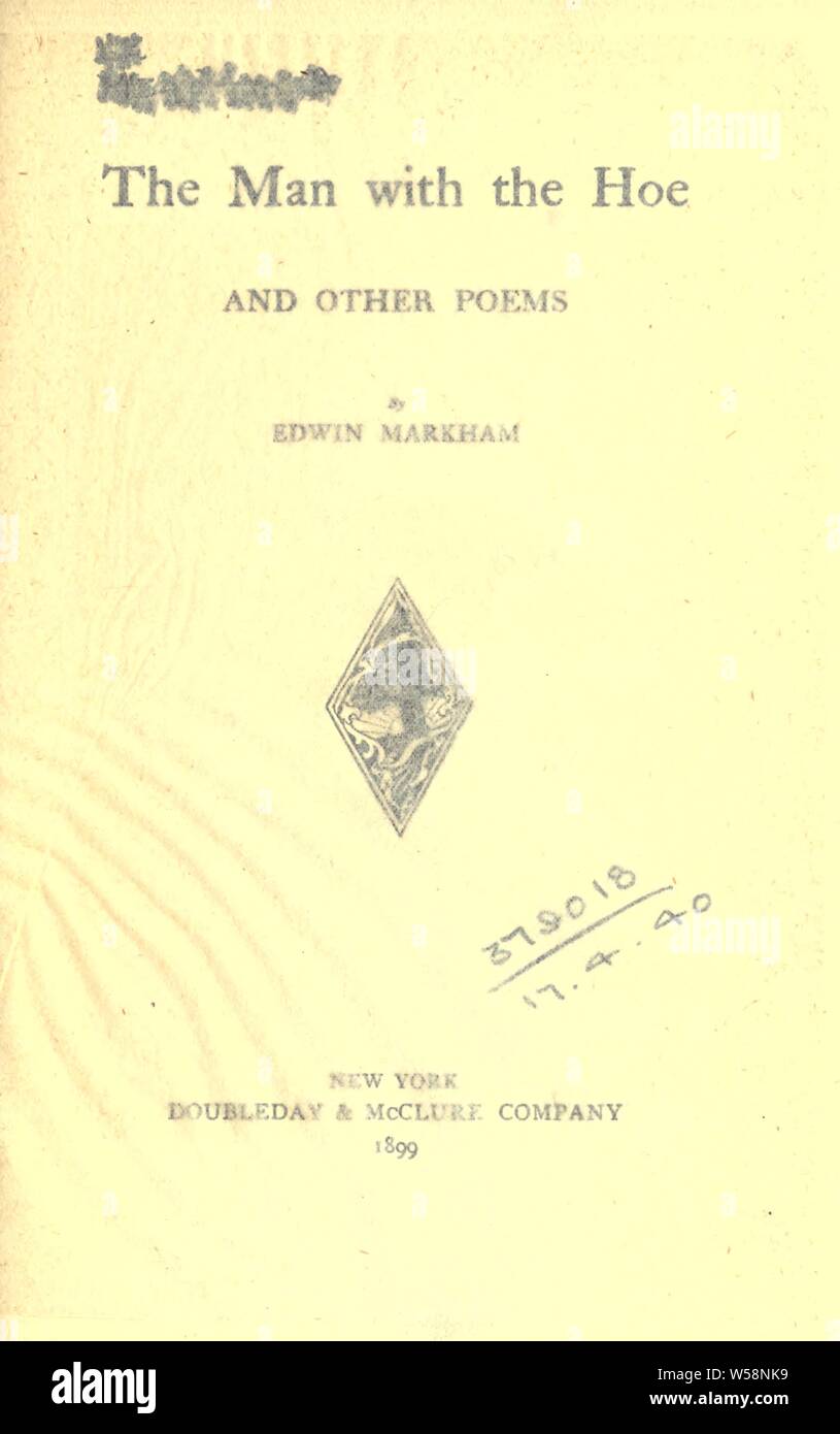 The man with the hoe hi-res stock photography and images - Alamy