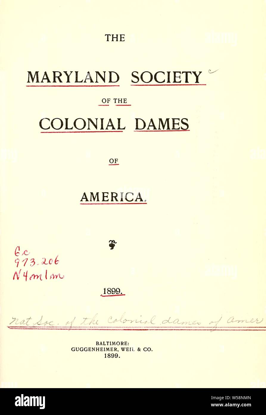 Colonial maryland hi-res stock photography and images - Alamy