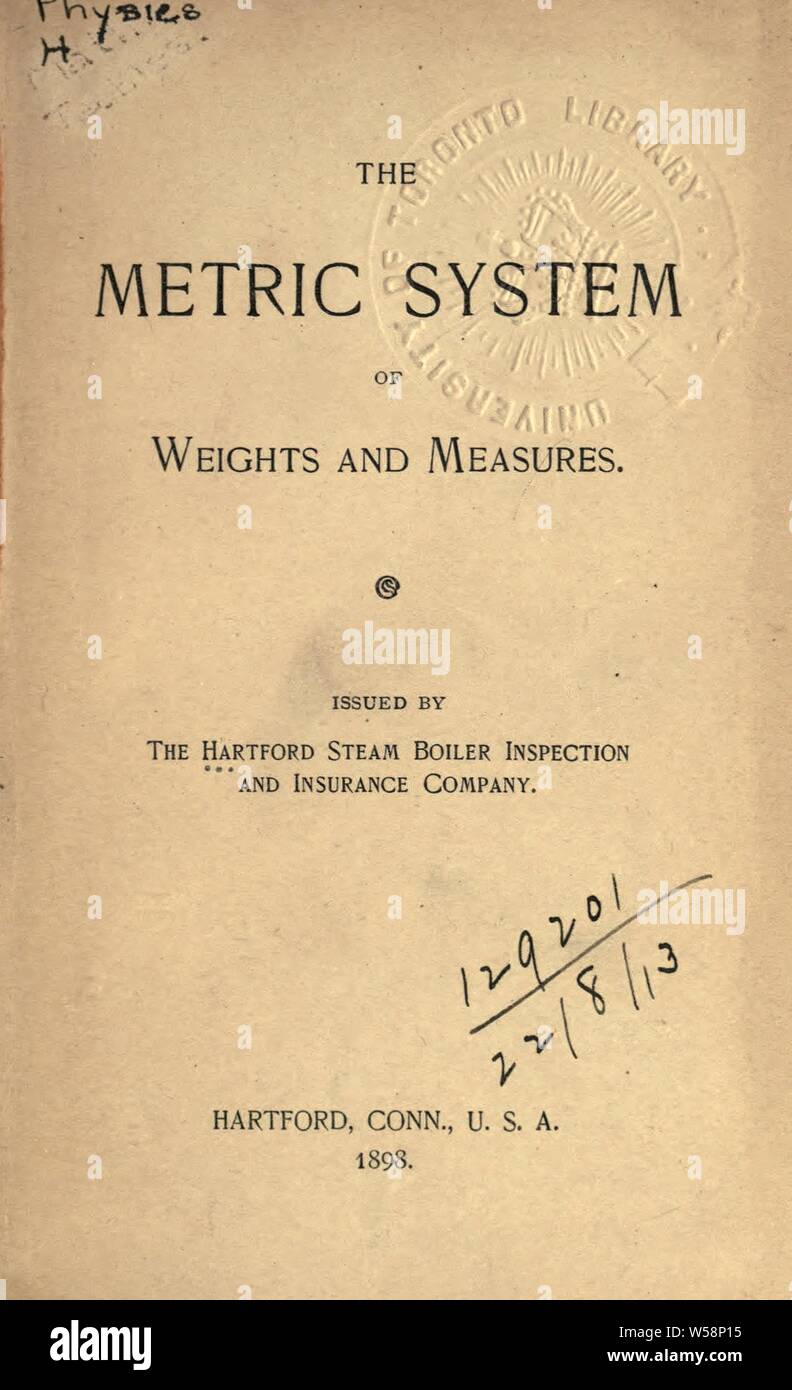 The metric system hi-res stock photography and images - Alamy