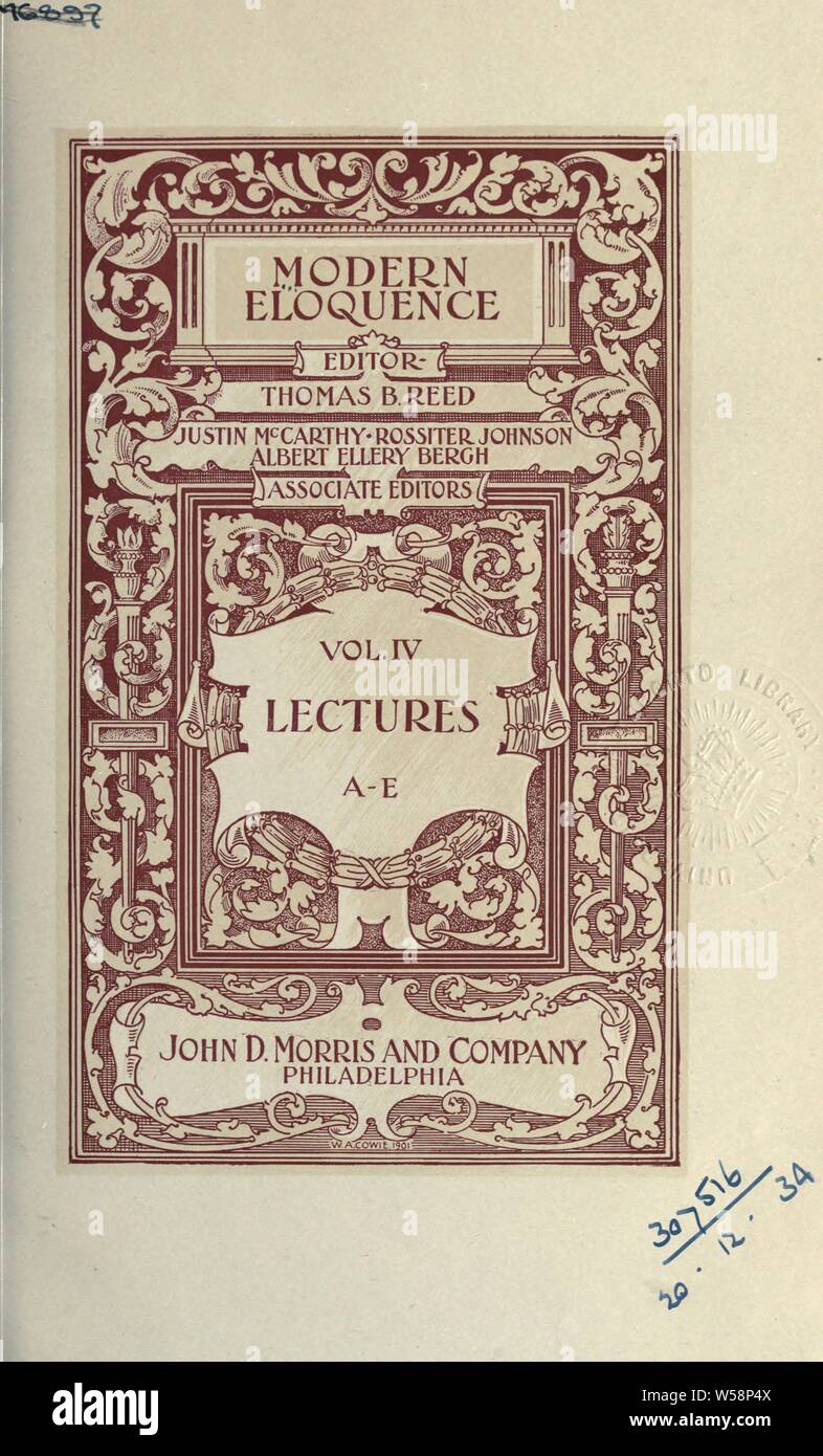 Thomas b reed hi-res stock photography and images - Alamy