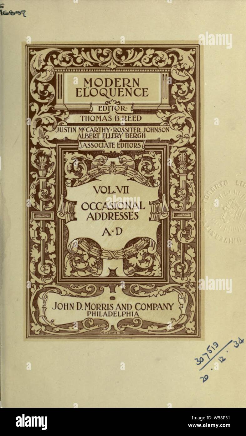 Thomas reed hi-res stock photography and images - Alamy