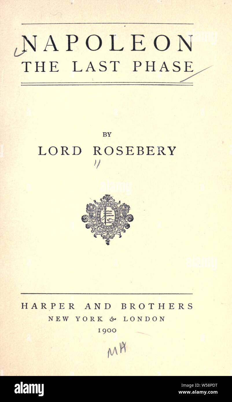 Archibald philip primrose hi-res stock photography and images - Alamy