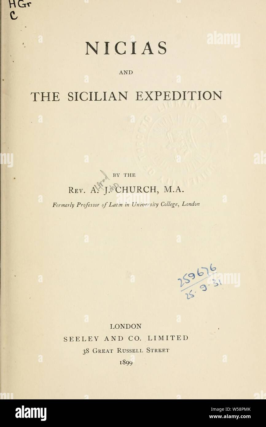 Sicilian expedition hi-res stock photography and images - Alamy