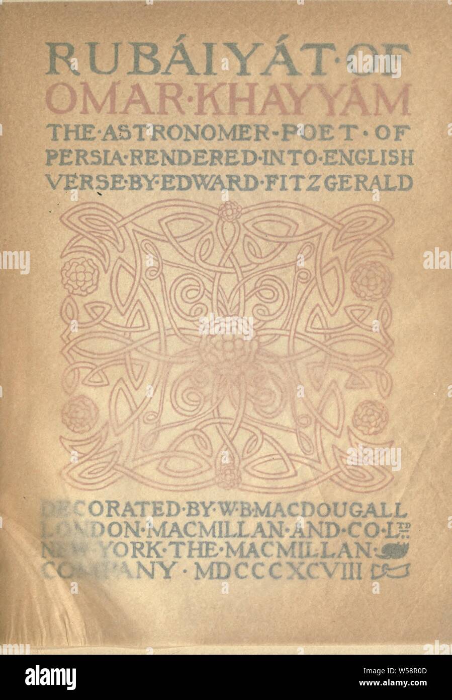 Rubáiyát of Omar Khayyám, the astronomer poet of Persia : Omar Khayyam ...