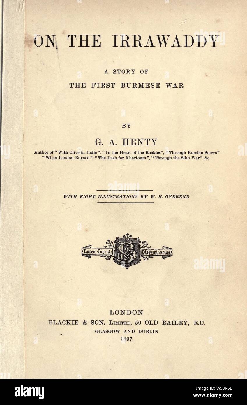 First burmese war hi-res stock photography and images - Alamy