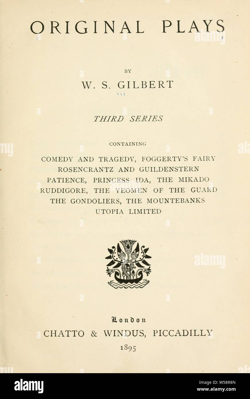 W.s. gilbert hi-res stock photography and images - Alamy
