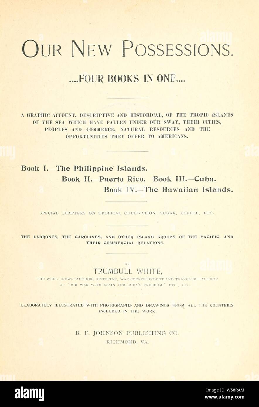 Our new possessions four books hi-res stock photography and images - Alamy