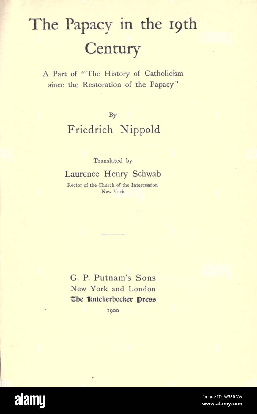 History of papacy hi-res stock photography and images - Alamy