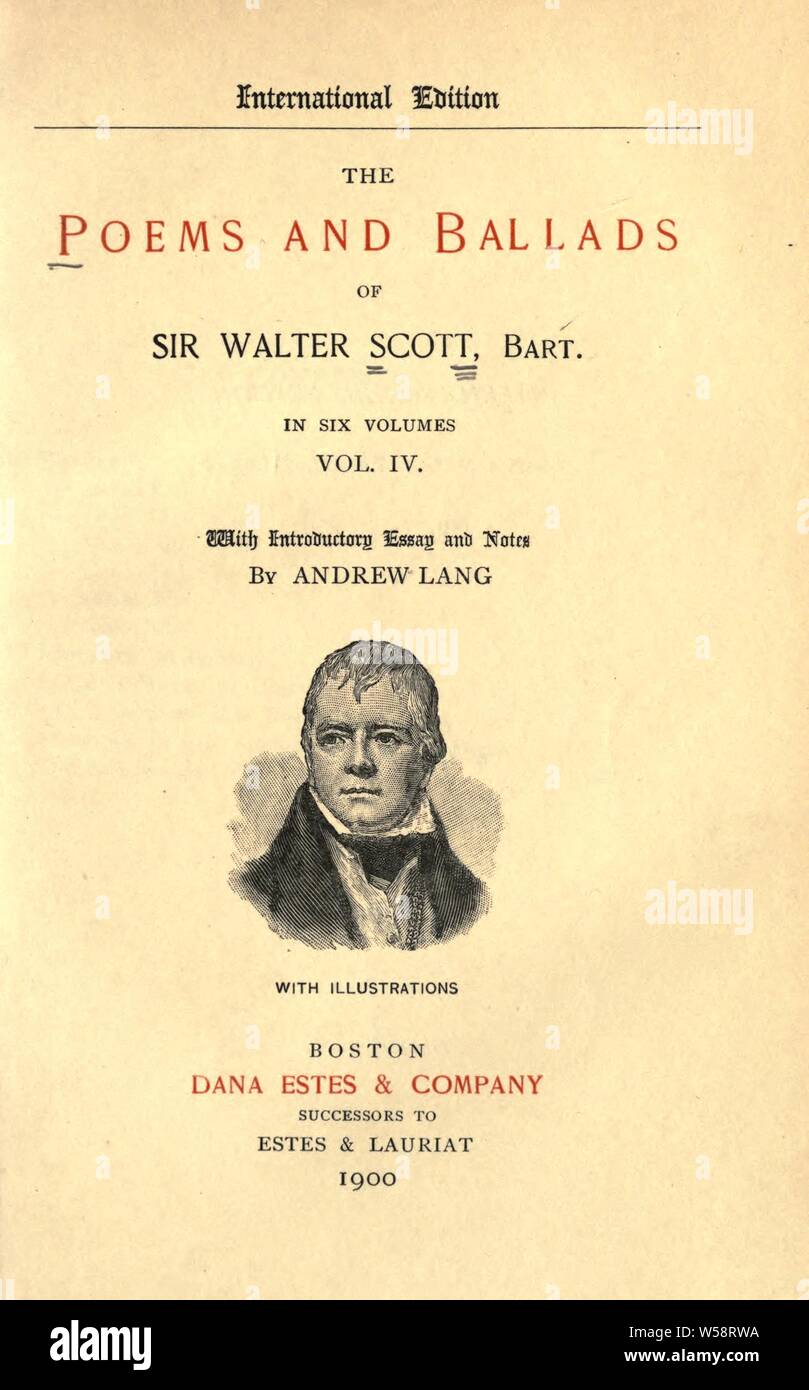 The poems and ballads of Sir Walter Scott : Scott, Walter, Sir, 1771 ...
