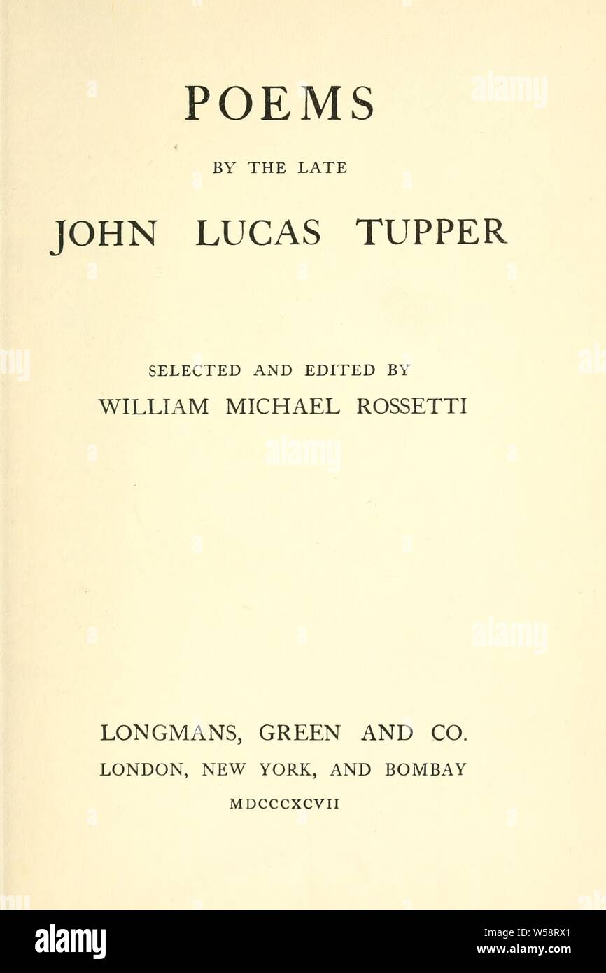 John tupper hi-res stock photography and images - Alamy