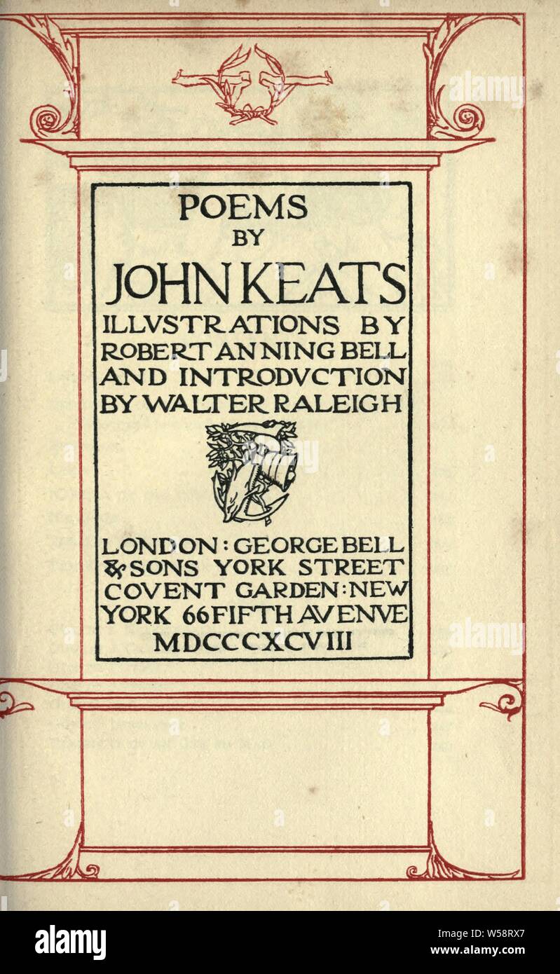 John keats hi-res stock photography and images - Alamy