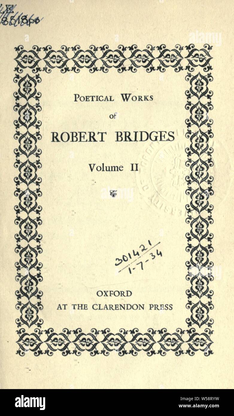 Robert bridges hi-res stock photography and images - Alamy