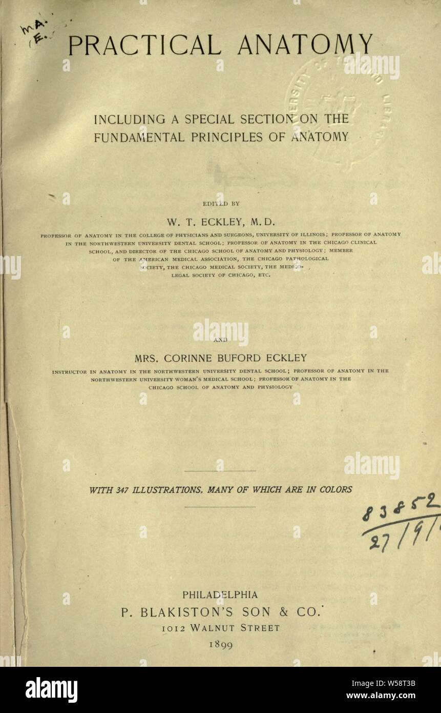 Practical anatomy, including a special section on the fundamental ...