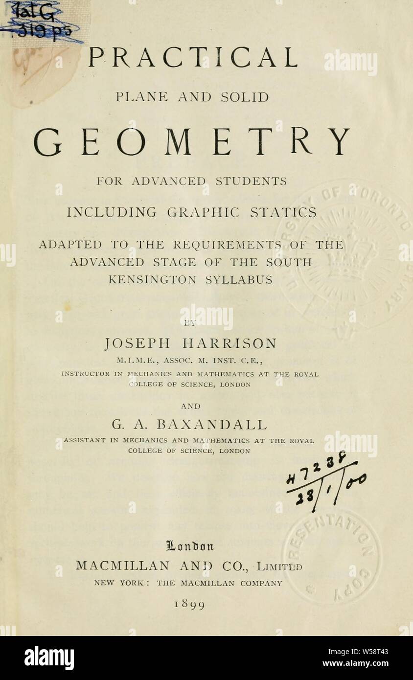 Practical geometry hi-res stock photography and images - Alamy