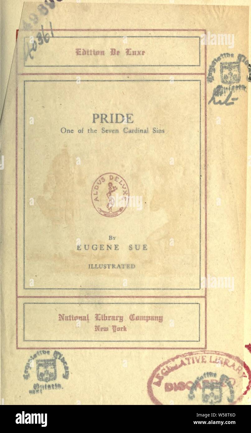 Sins title page hi-res stock photography and images - Alamy